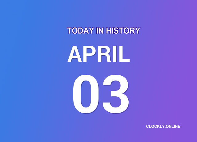 Vad hände den 3 April