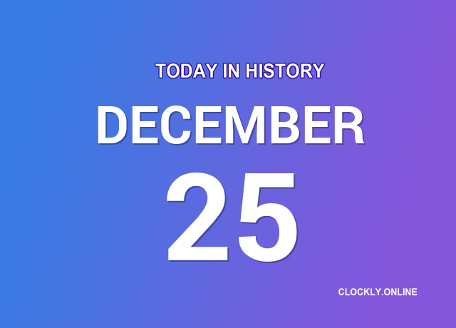 Apa yang terjadi pada 25 Desember