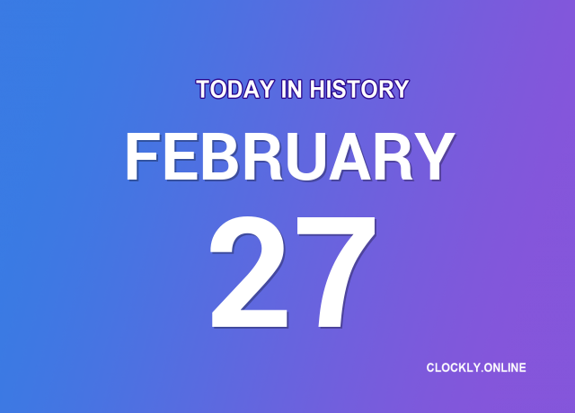 Hvad skete den 27 Februar