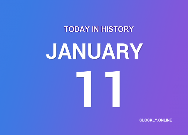 Wat gebeurde er op 11 Januari