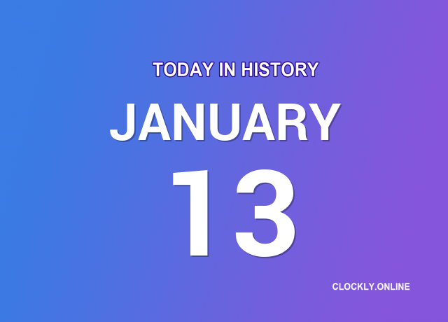 Vad hände den 13 Januari