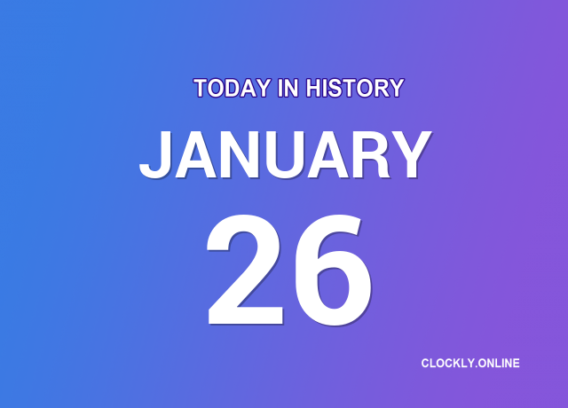 Hvad skete den 26 Januar