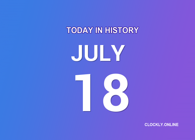 Vad hände den 18 Juli